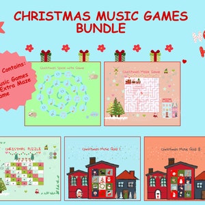 Christmas Music Games Bundle Music Education Piano Holliday - Etsy Israel
