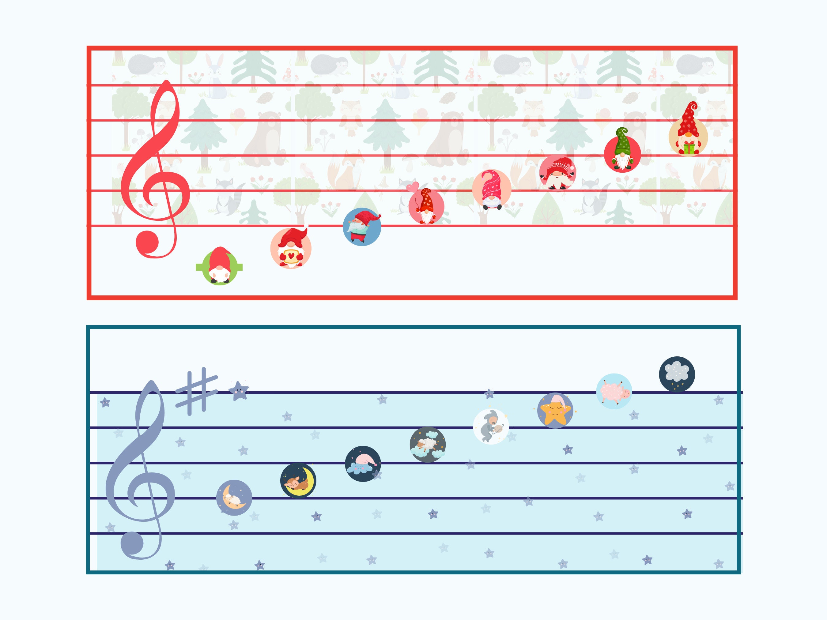 Circle of Fifth Scales Musical Scales Learning Tool Circle of - Etsy
