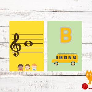 Treble Clef Memory Game Beginner Music Note Education Music Teacher ...