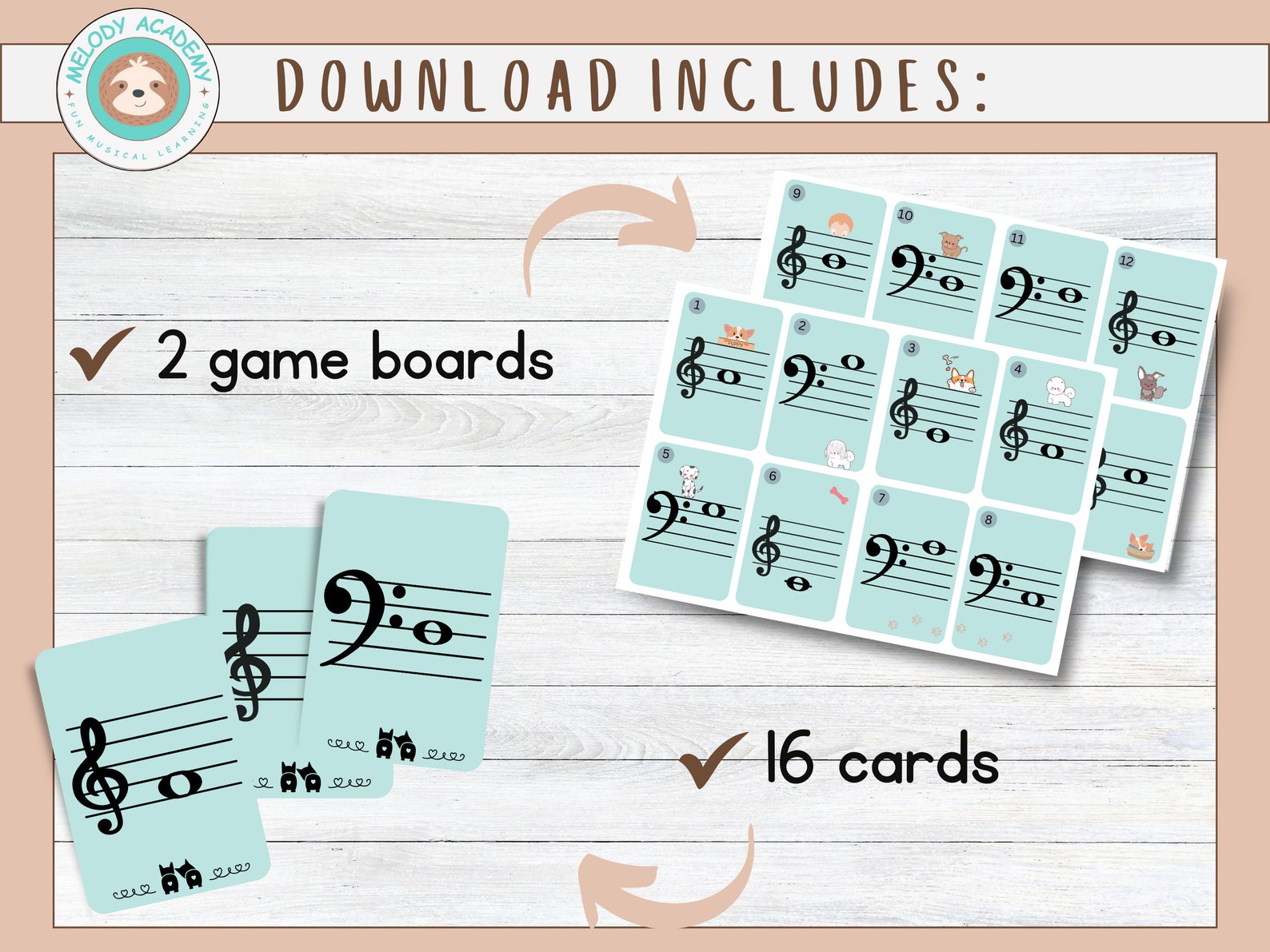 Learn the Music Notes - Note Placement Challenge for Treble & Bass Clef ...