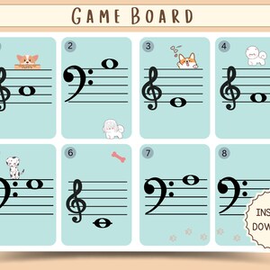 Learn the Music Notes - Note Placement Challenge for Treble & Bass Clef ...