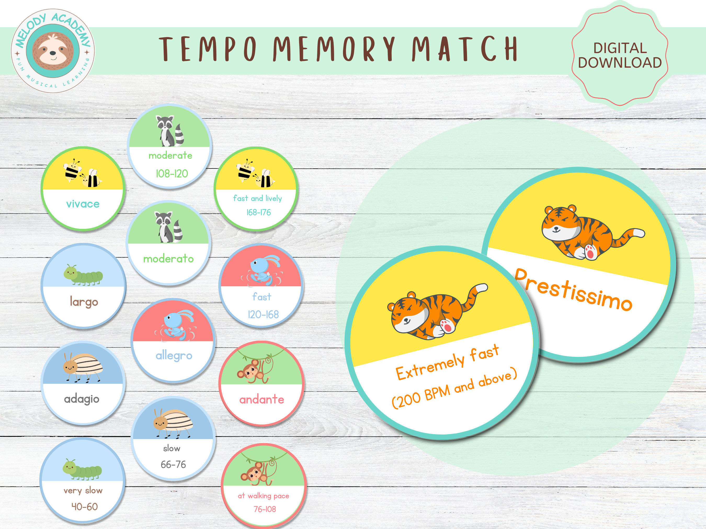 Music Games Bundle: Music Education, Notes & Chords (digital Download ...