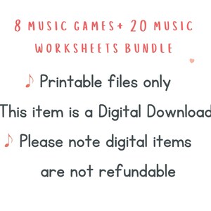 8 Best Music Games Bundle Music Education Theory Piano Teacher ...