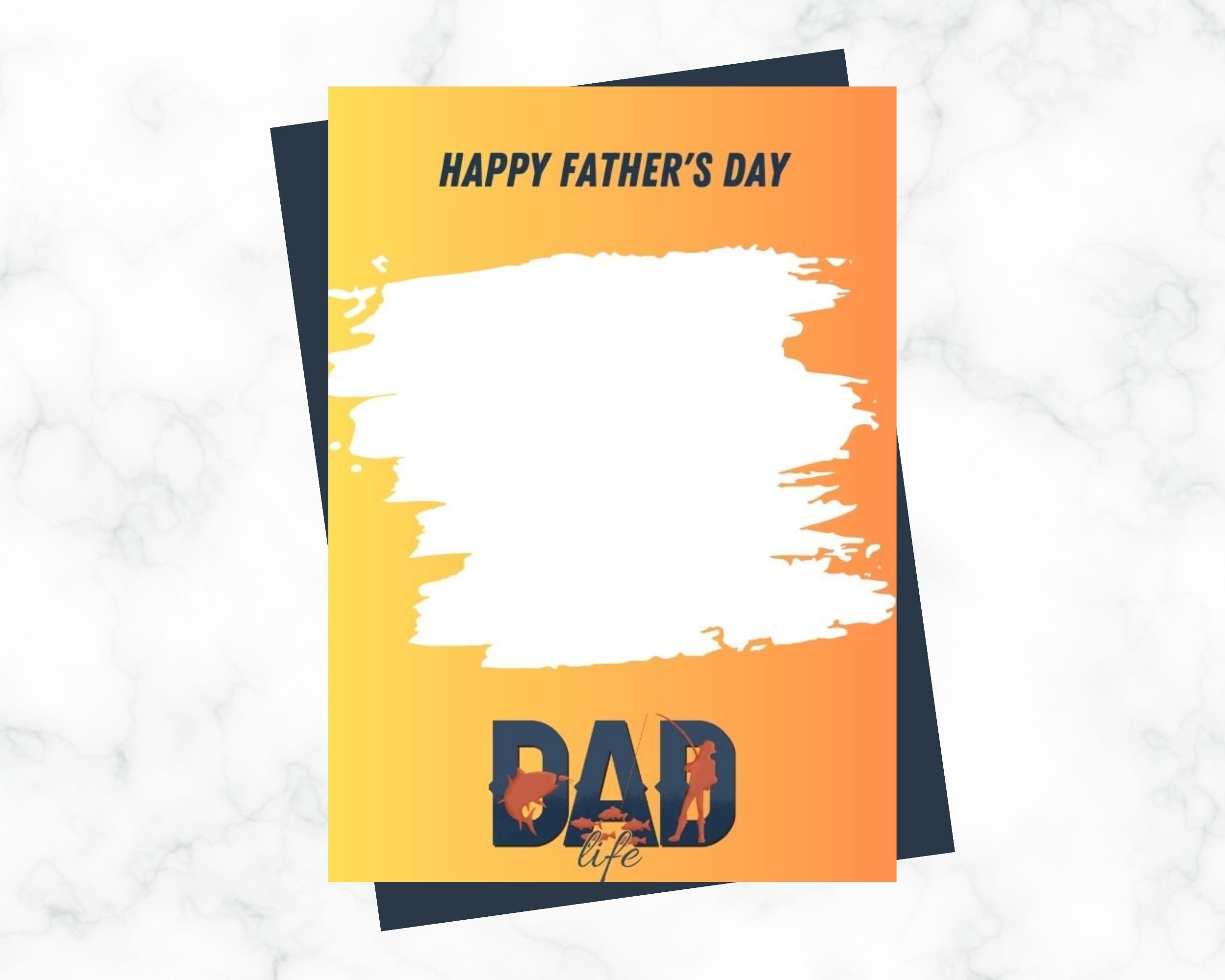Father's Day Printable Card | Instant Download PDF - Etsy