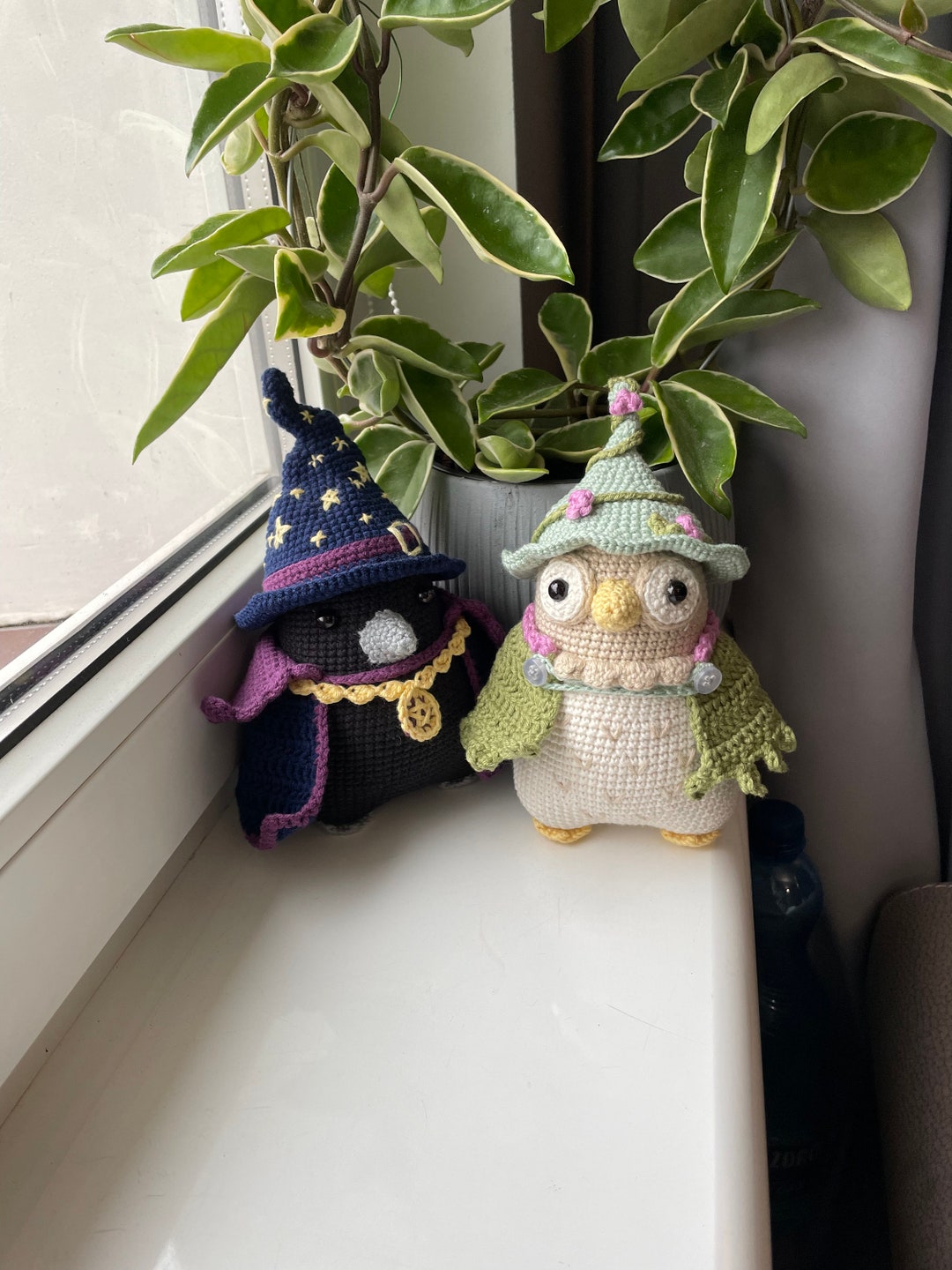 Wizard Crow, Witch Owl, Crochet PDF Pattern Bundle, Raven, Bird ...