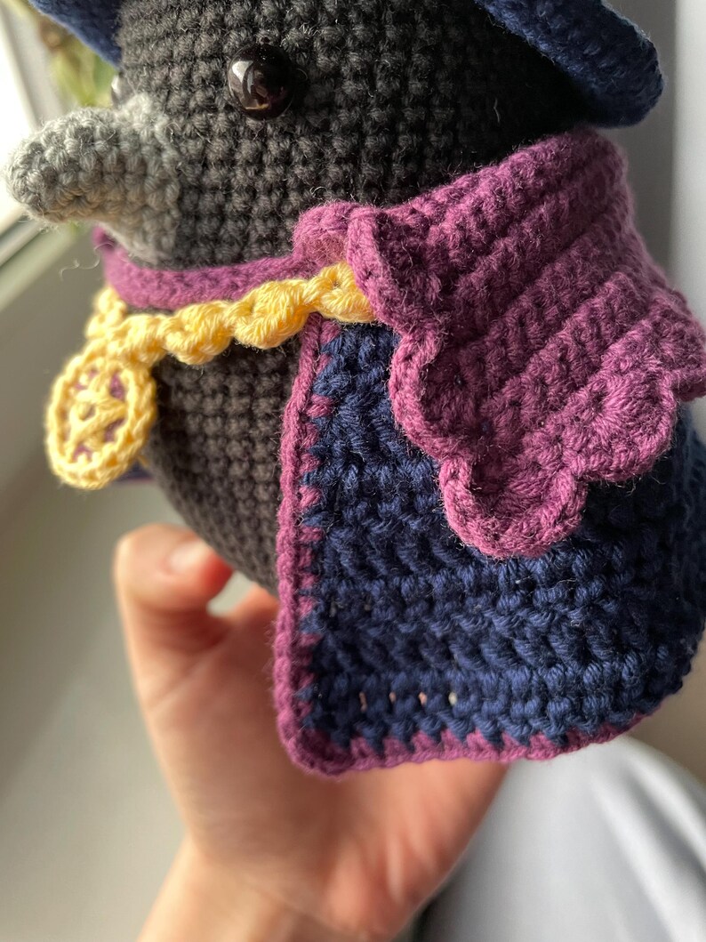 Bayou Bard Alligator, Wizard Crow | PDF Crochet Amigurumi Pattern ...