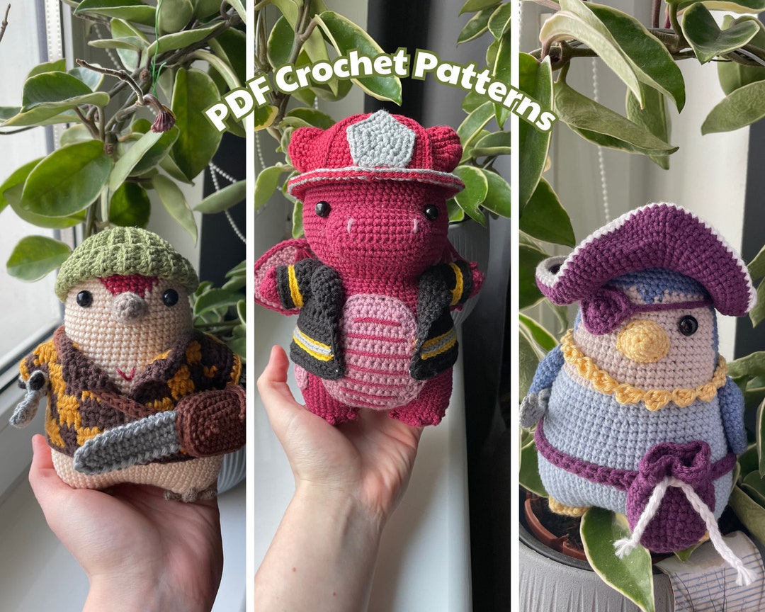 Dragon Firefighter, Woodpecker Lumberjack, Pirate Penguin | 3in1 PDF ...