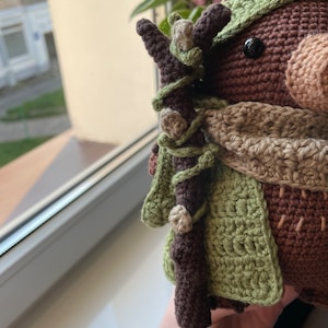 Druid Bear | PDF Crochet Amigurumi Pattern | Fantasy Plushie With ...