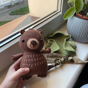 Druid Bear | PDF Crochet Amigurumi Pattern | Fantasy Plushie With ...