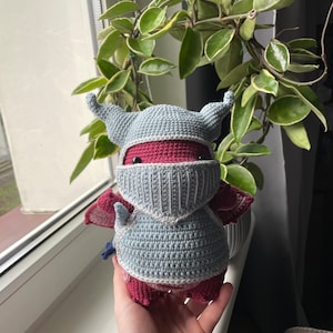 Dragon Knight, Druid Bear | 2in1 PDF Crochet Amigurumi Pattern Bundle ...