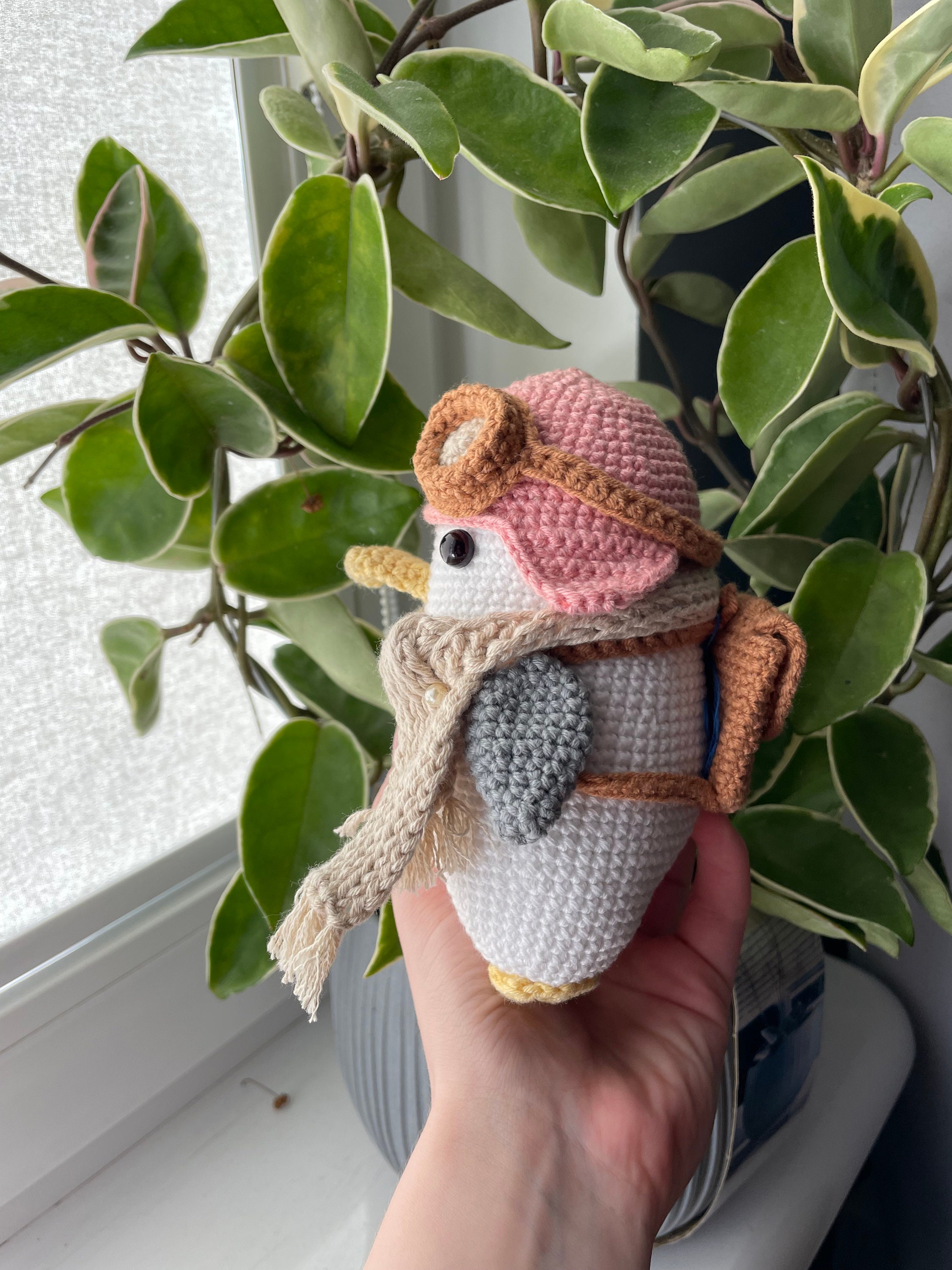 Pilot Seagull | PDF Crochet Amigurumi Pattern | Bird Plushie With ...