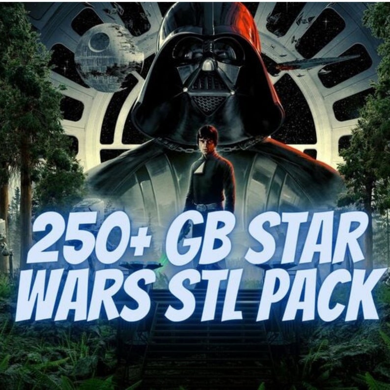 Mega Star Wars 3d Figure and Model Pack , 250 Gb Mega Pack , Hundreds ...