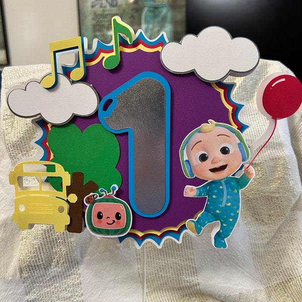 Cocomelon Cake Toppers - Etsy