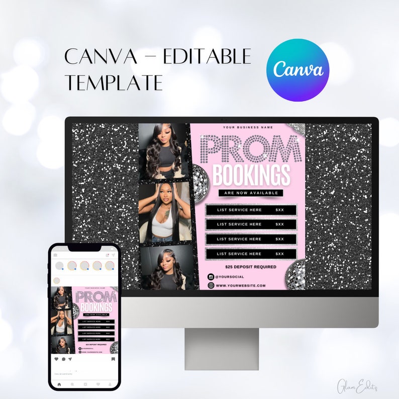 Prom Booking Flyer, Prom Special Flyer, Homecoming Flyer, Canva ...