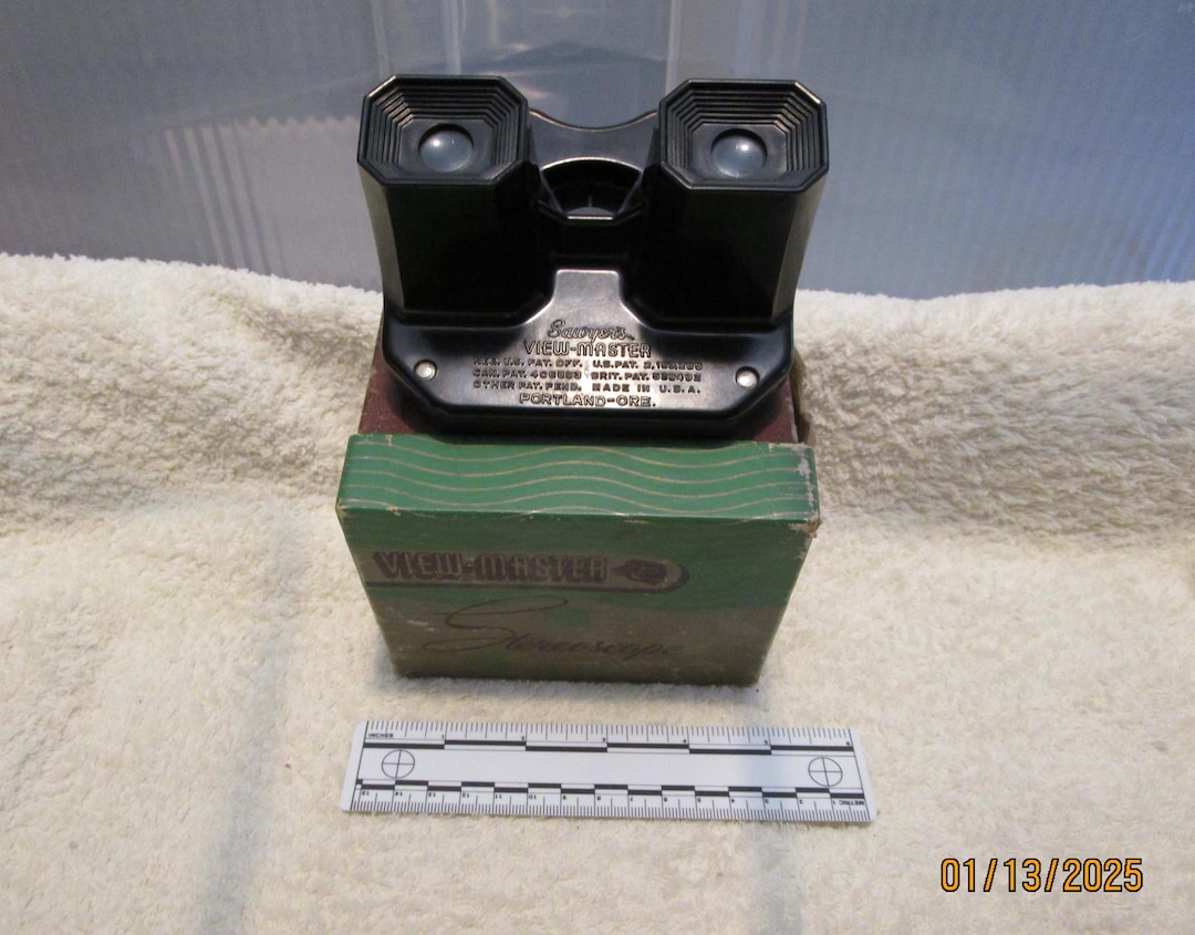 View-master Black Model C Stereoscope in Original Box - Etsy