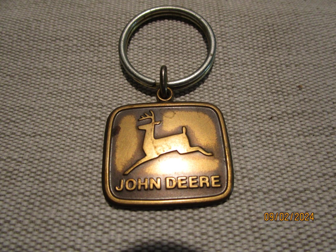 John Deere Key Chain - Etsy