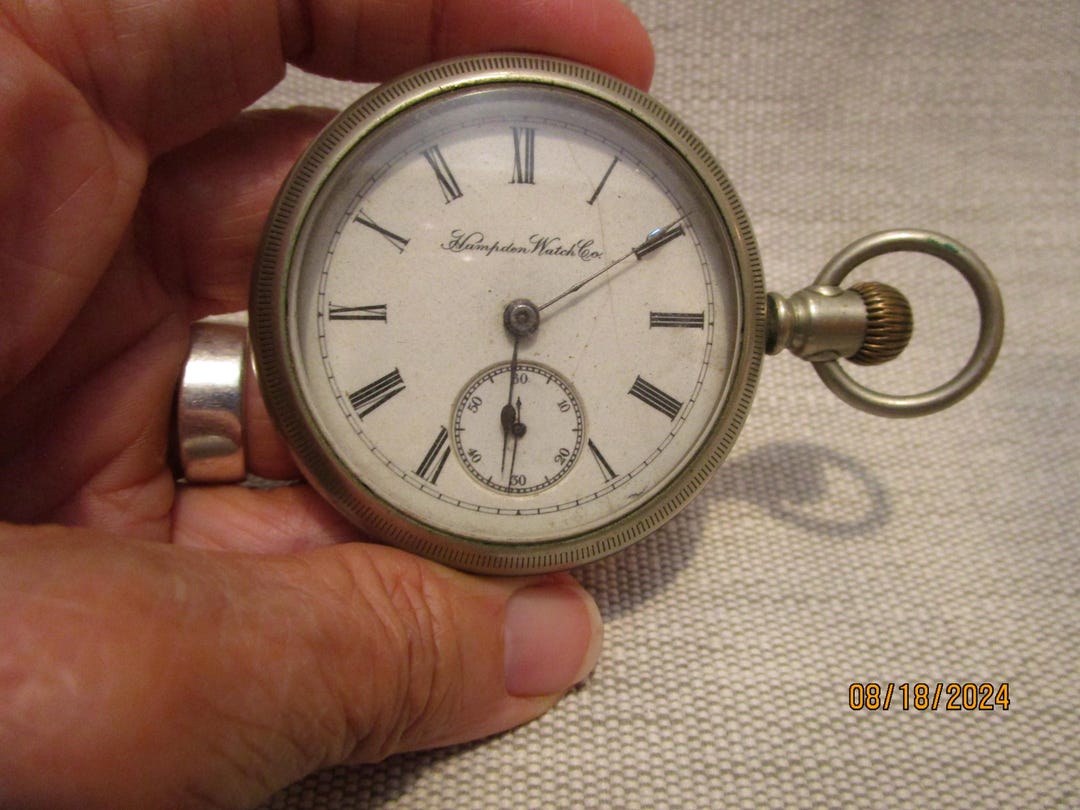 Antique Hampden Watch Company Pocket Watch - Etsy
