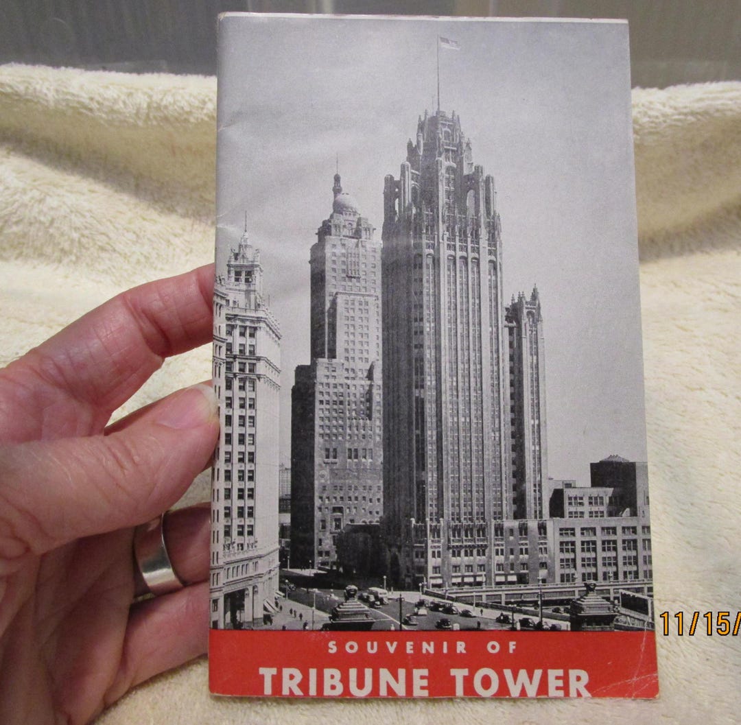 Vintage Souvenir of Tribune Tower, Home of the World's Greatest ...