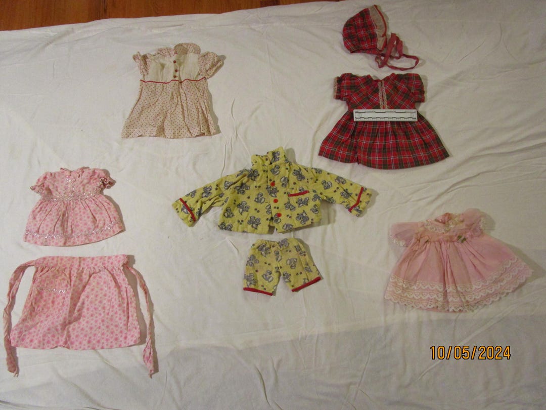Vintage Handmade Doll Clothes - Etsy