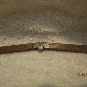 Vintage Lufkin 475 Wooden Folding Ruler, 12 - Etsy