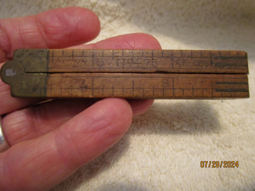 Vintage Lufkin 475 Wooden Folding Ruler, 12" - Etsy