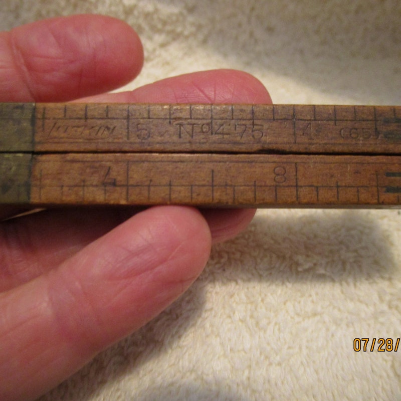 Folding Wood Ruler - Etsy