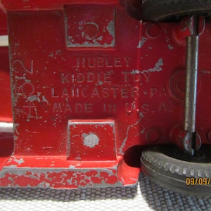 Vintage Hubley #452 Stake Truck, 1954 - Etsy