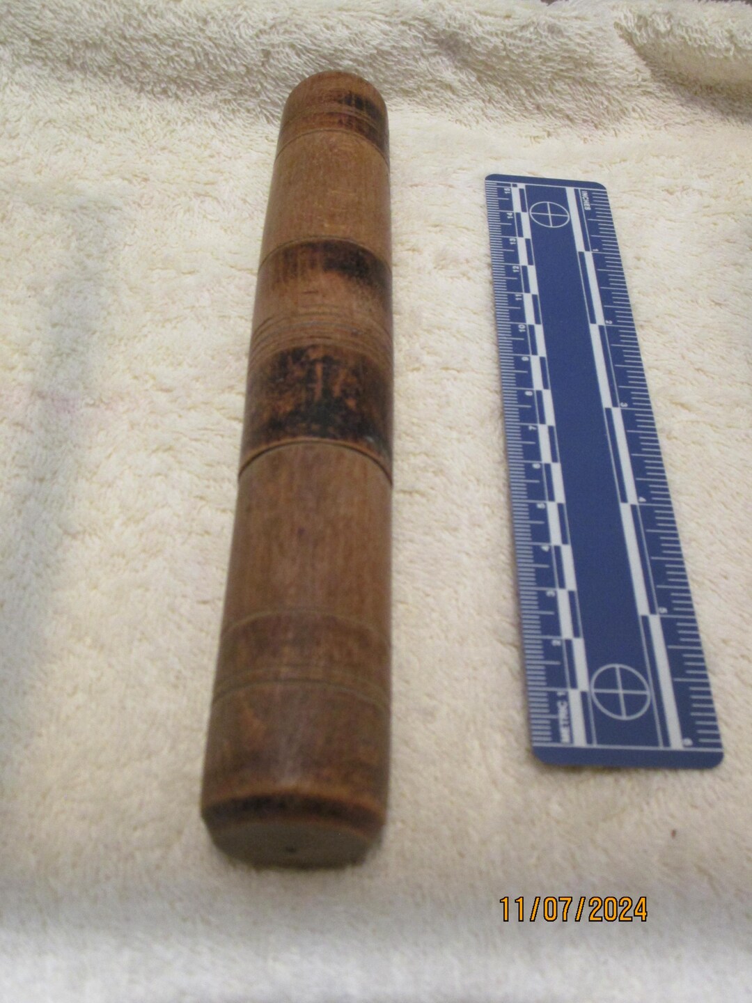 Antique Hand Turned and Incised Wooden Sewing Needle Case - Etsy