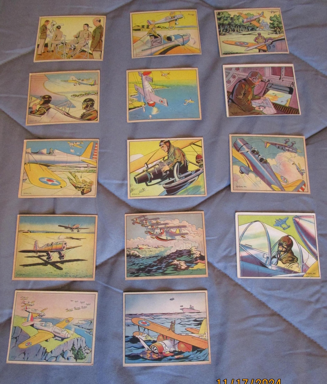 Fifteen Vintage WWII Gum Inc. Bubble Gum Trading Cards, Airmen, 1941 - Etsy
