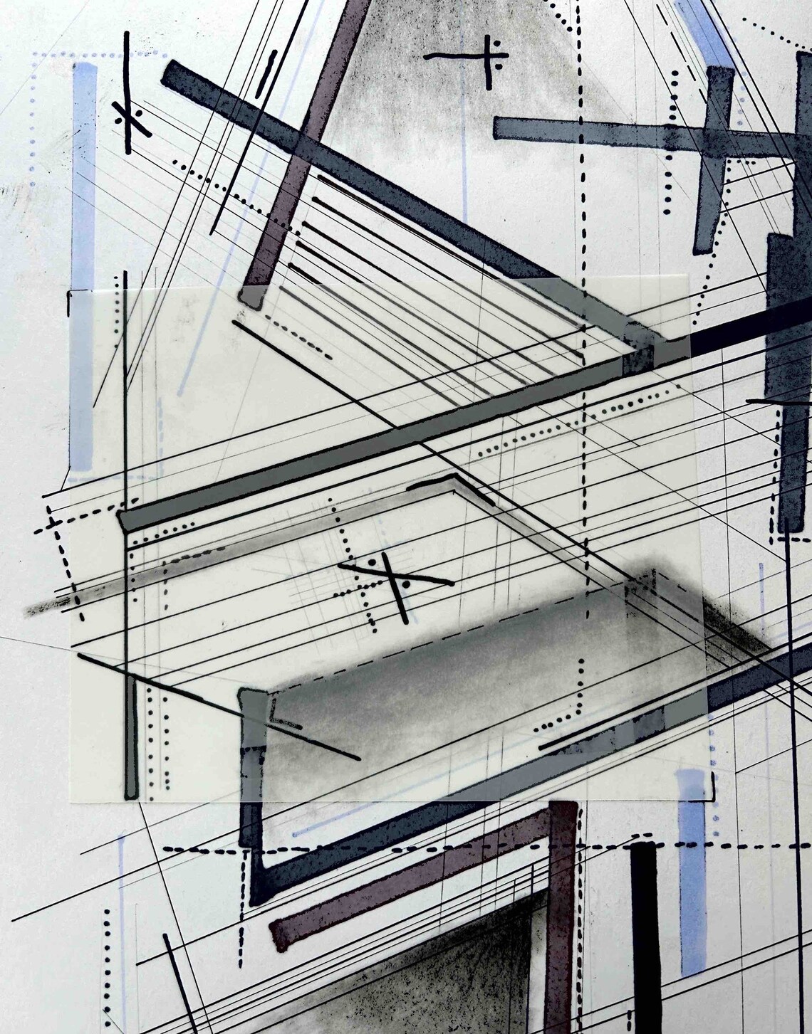 Abstract Wall Art With Creative Writing Appendices | Hand-made Ink and ...