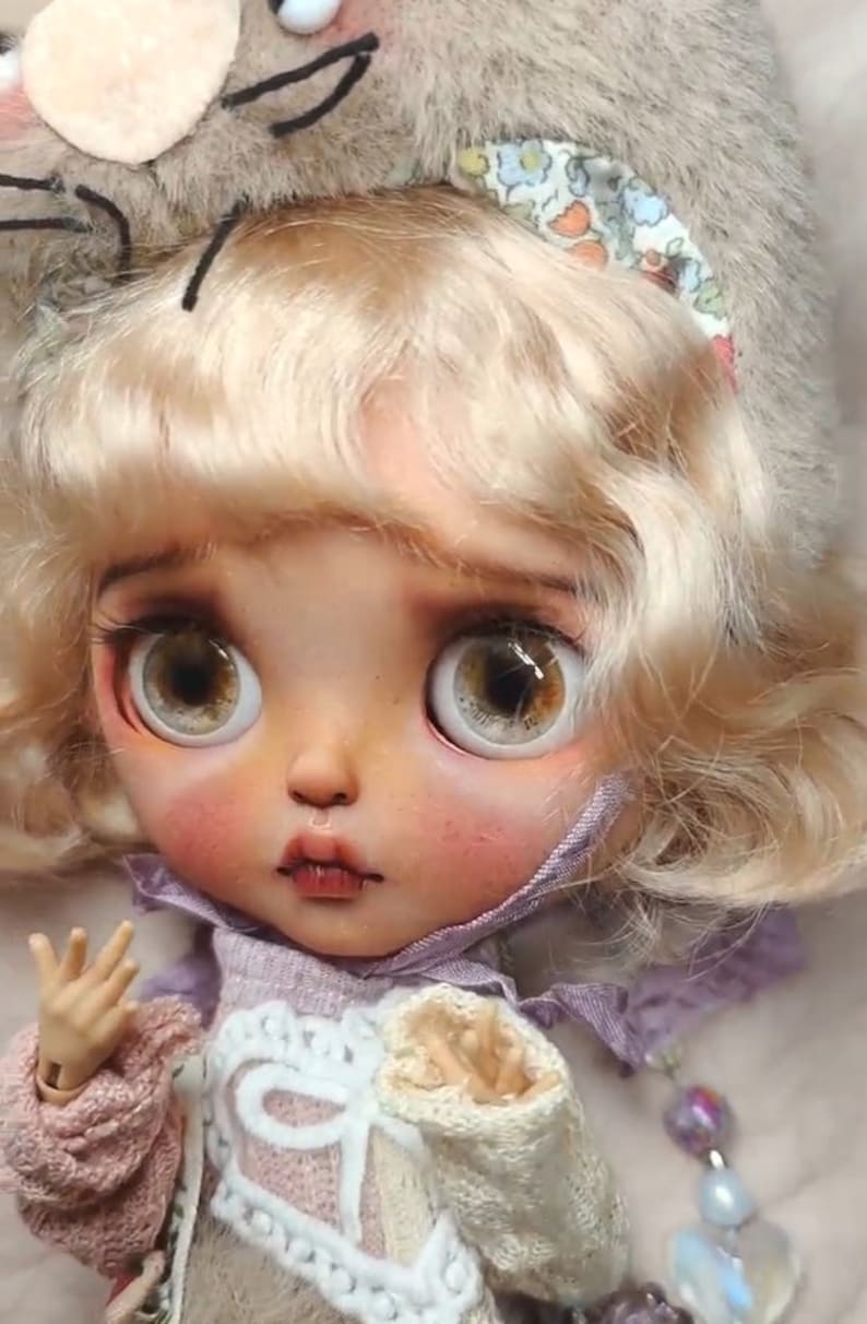 Custom Fullset Blythe Doll, OB22/24/26, Mohair Wig, Cute Blythe Doll ...