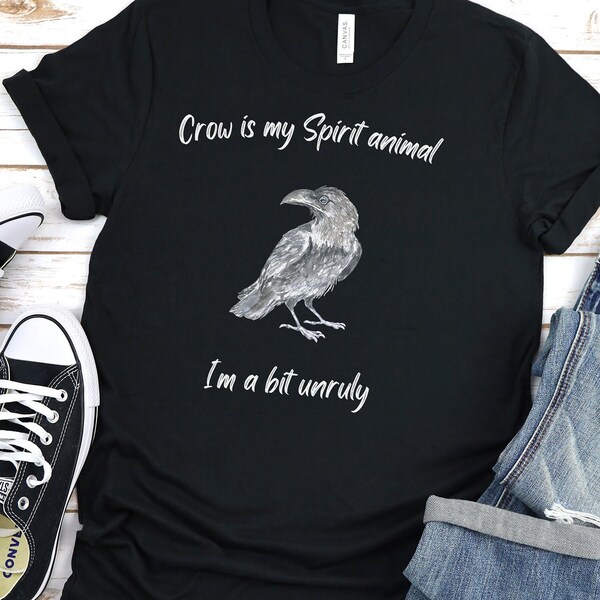 Crow T Shirt - Etsy