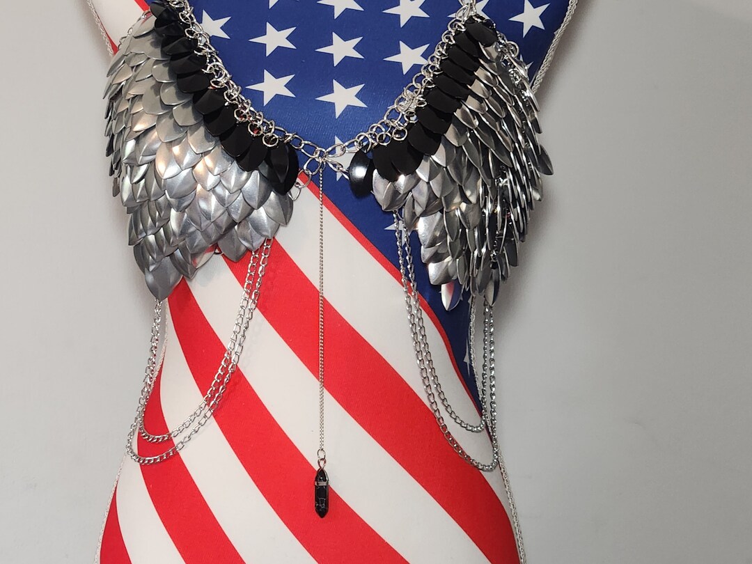 Scalemaille Bra, Dragon Scale Bikini Top, Ready to Ship - Etsy