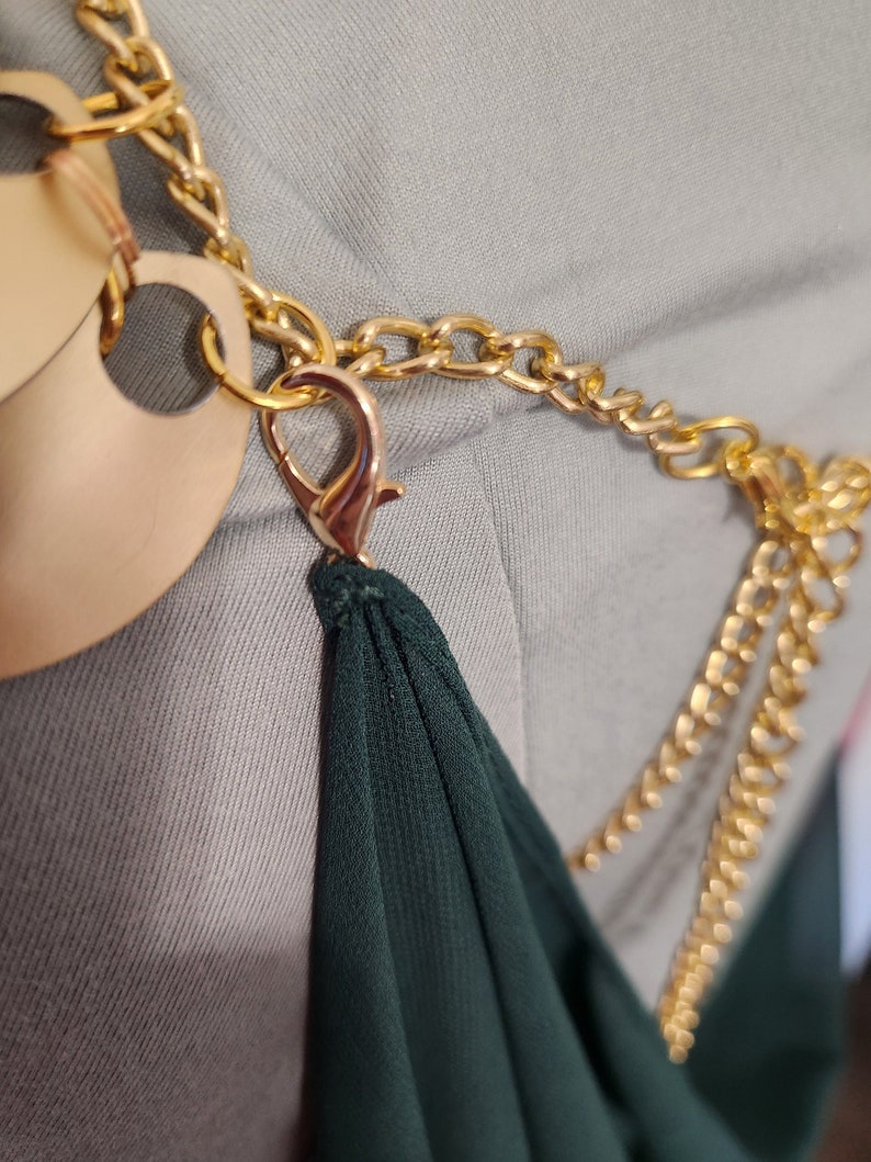 Dragon Scales, Scale Mail Shoulder Armor Pauldron, Gold With a Dark ...