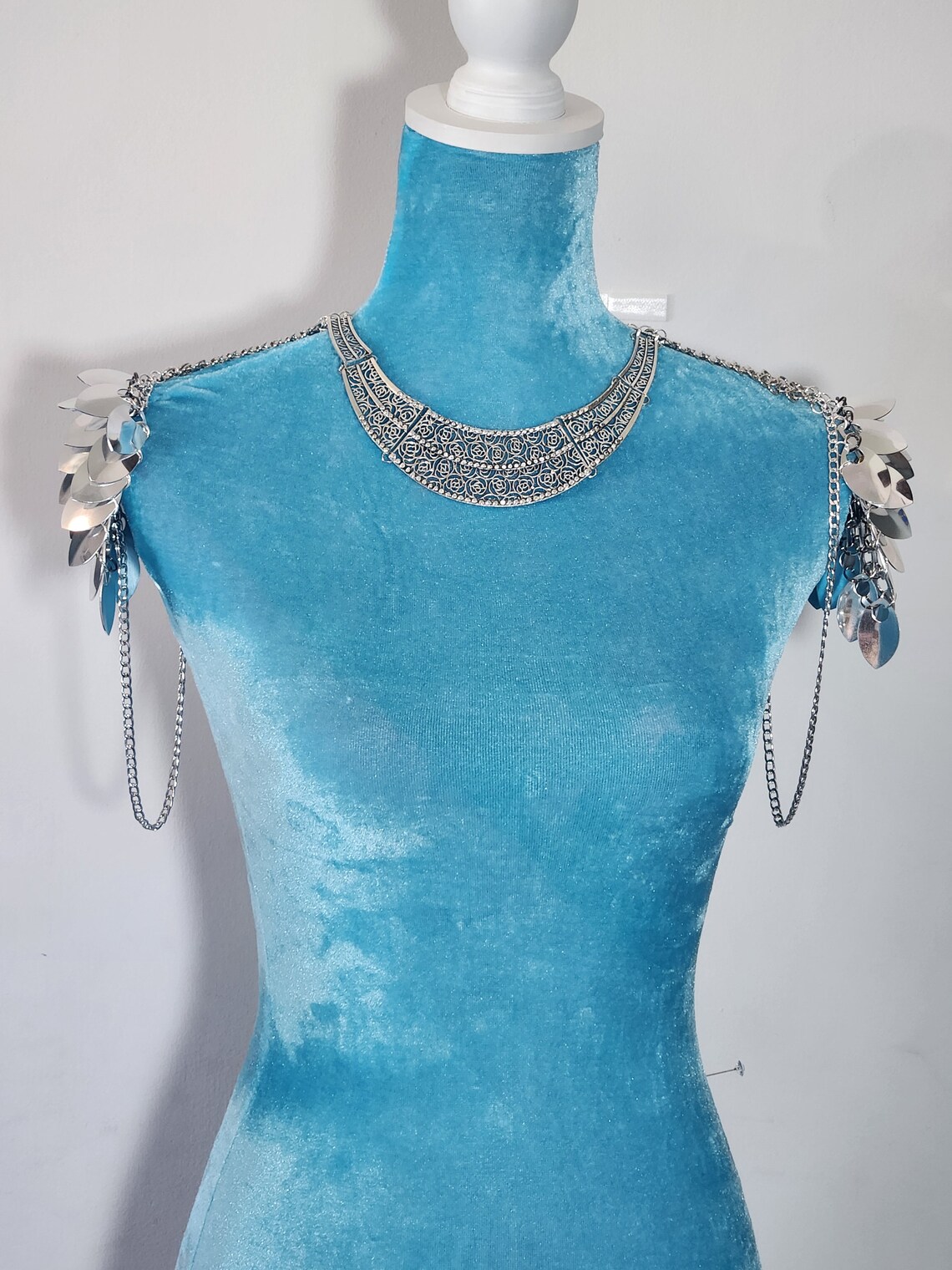 Shoulder Scalemail, Dragon Scale Pauldron Amour. Custom Sized - Etsy