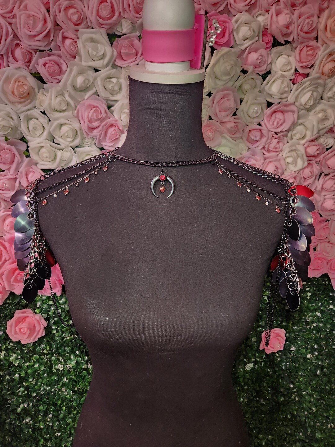 Scalemaille, Scale Mail, Dragon Scales Shoulder Armor Pauldron, Extra ...