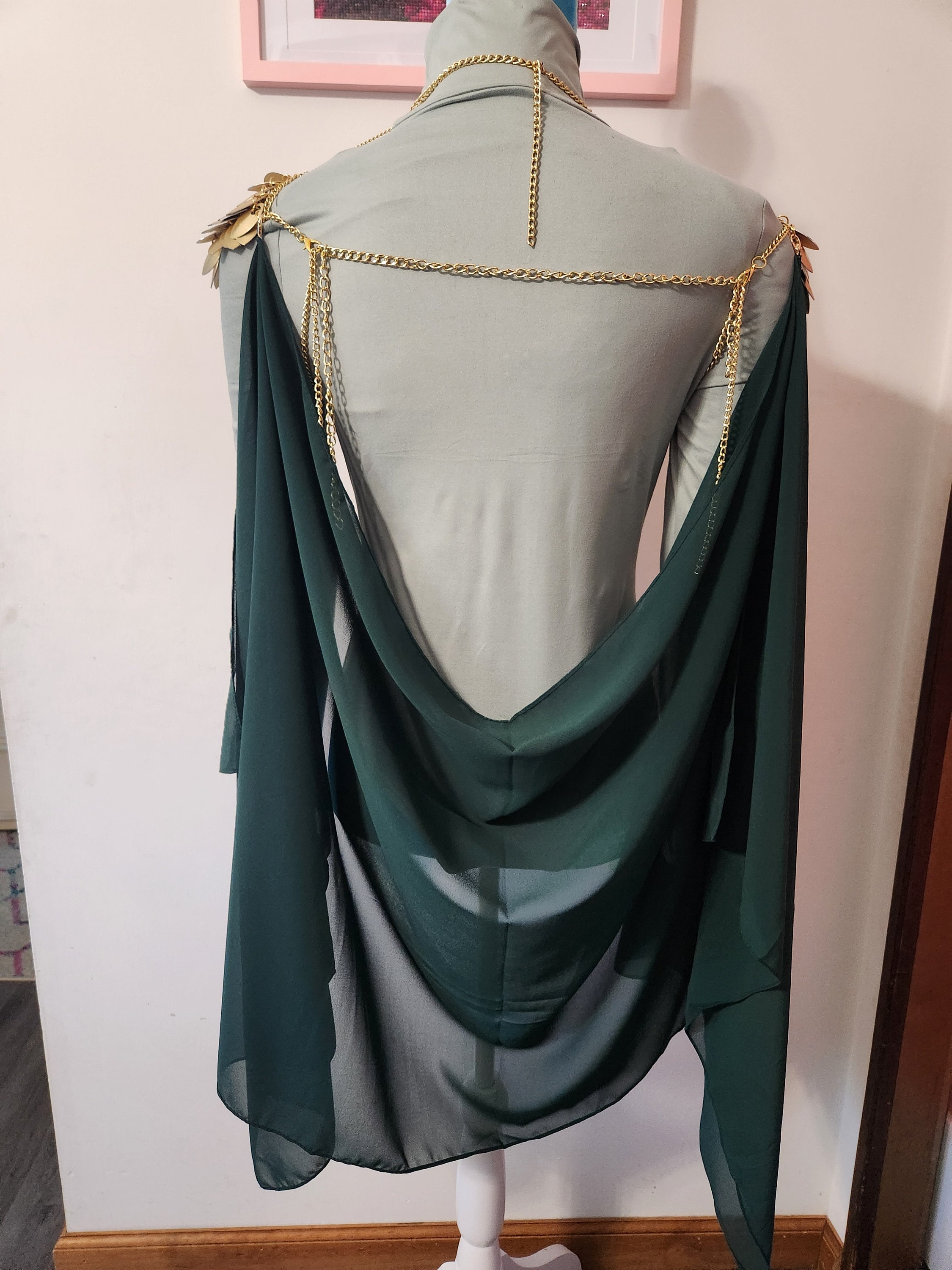 Scalemaille, Dragon Scales, Scale Mail Shoulder Armor Pauldron, Gold ...