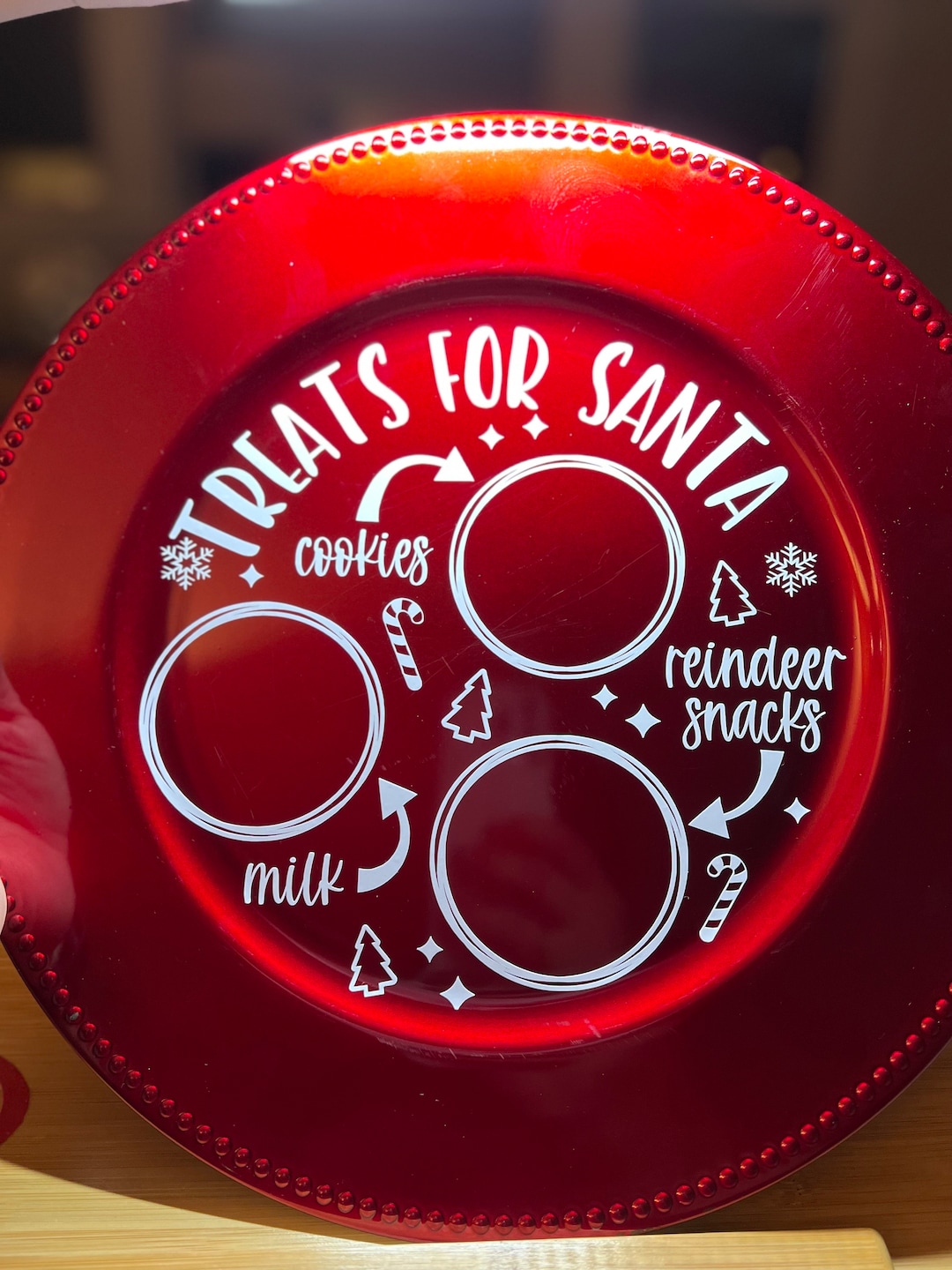 Personalized SANTA PLATE - Etsy