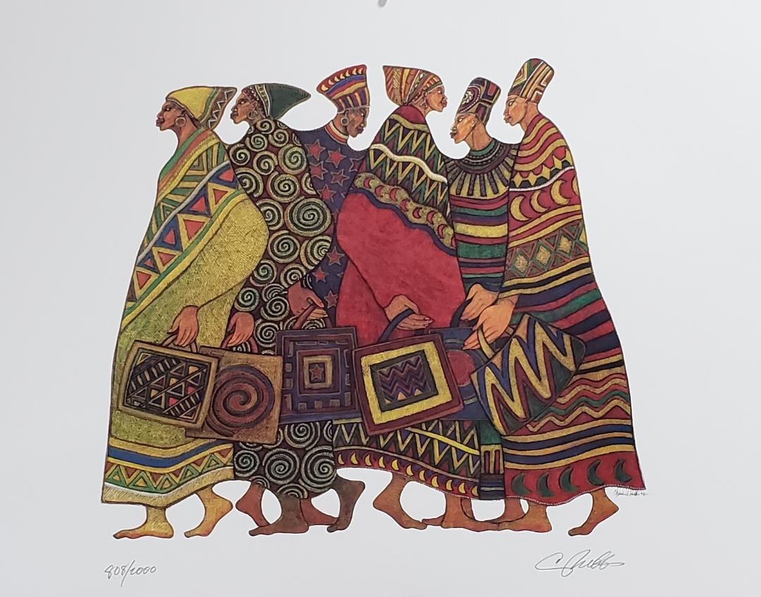 Charles Bibbs "foot Prints" - Etsy