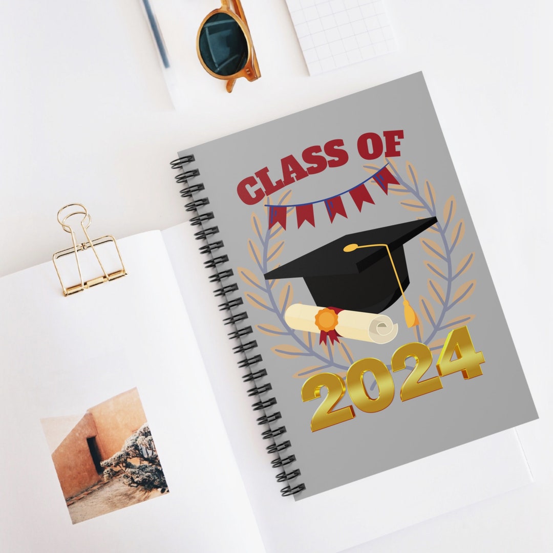 Gray Small Senior Class of 2024 Notepad for Back-to-school Supplies ...