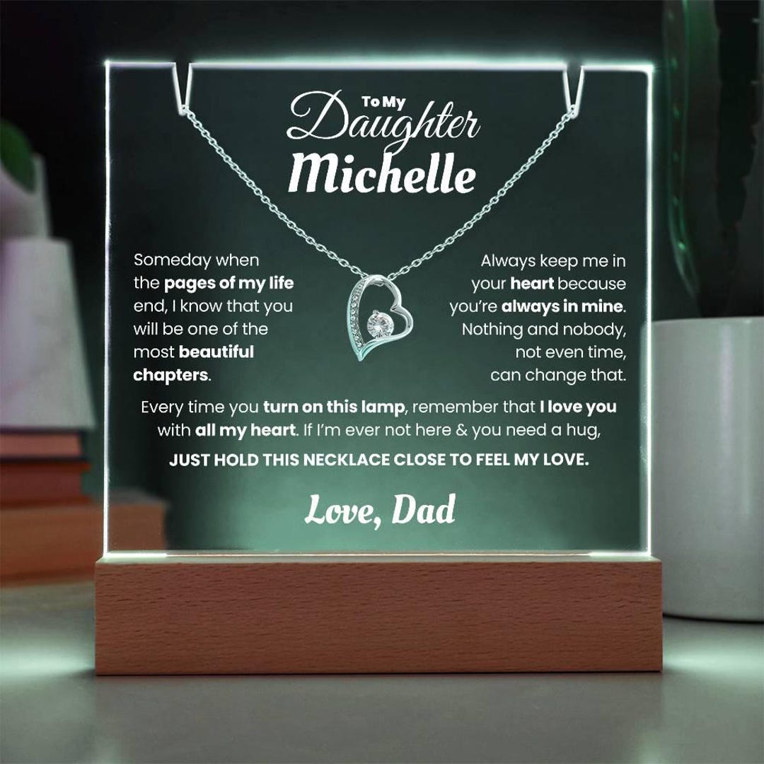 Personalized Keepsake Acrylic Plaque for Daughter, Personalized Gift ...