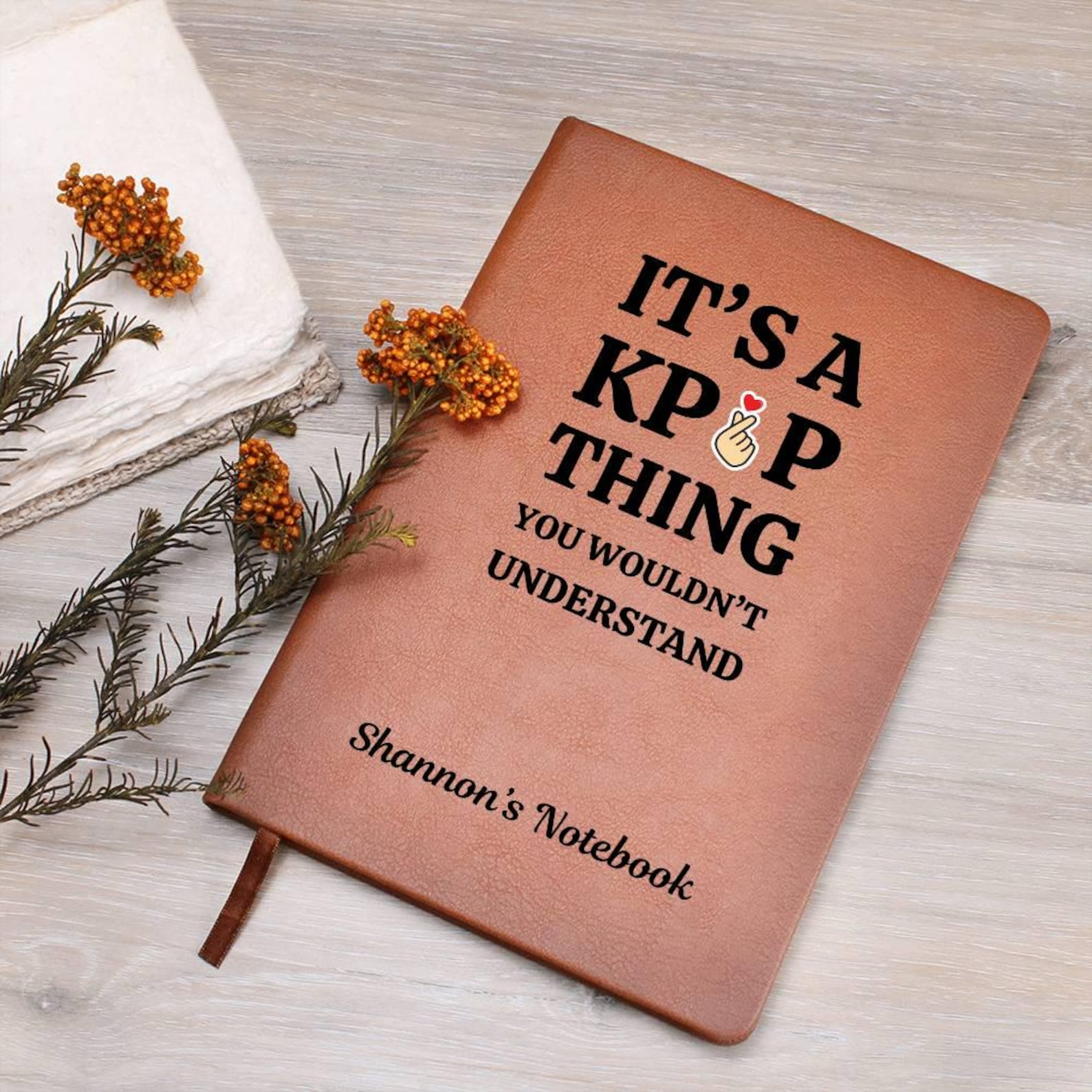 Personalized Kpop Journal, Kpop Tracker, Kpop Lover Gift, Idol ...