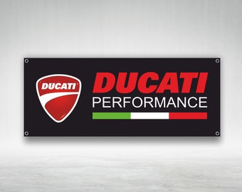 Ducati Logo Banner Vinly Garage Sign Office or Showroom - Etsy
