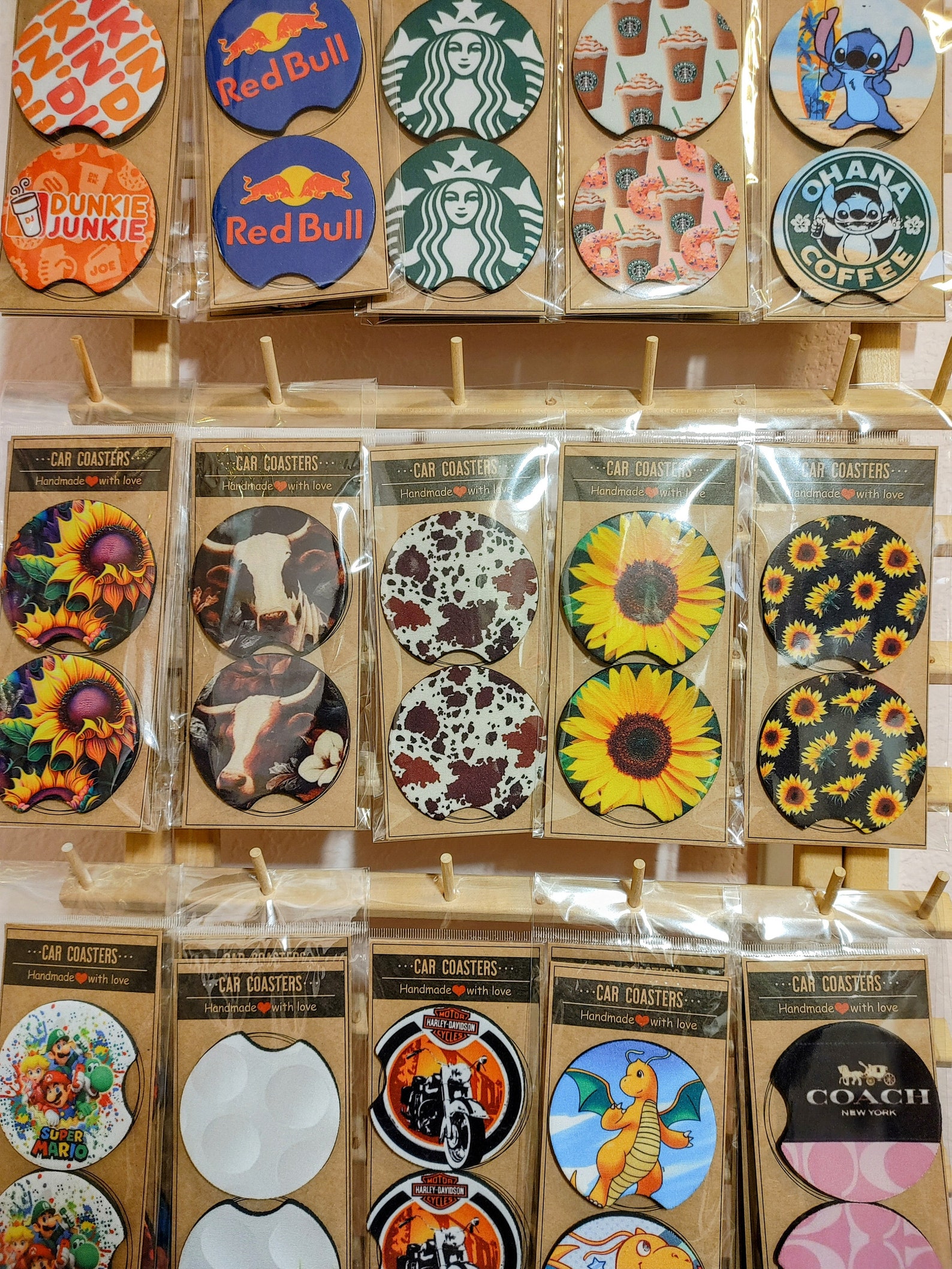 Personalized Custom Design Car Coasters Set of 2 Coasters 50% off ...