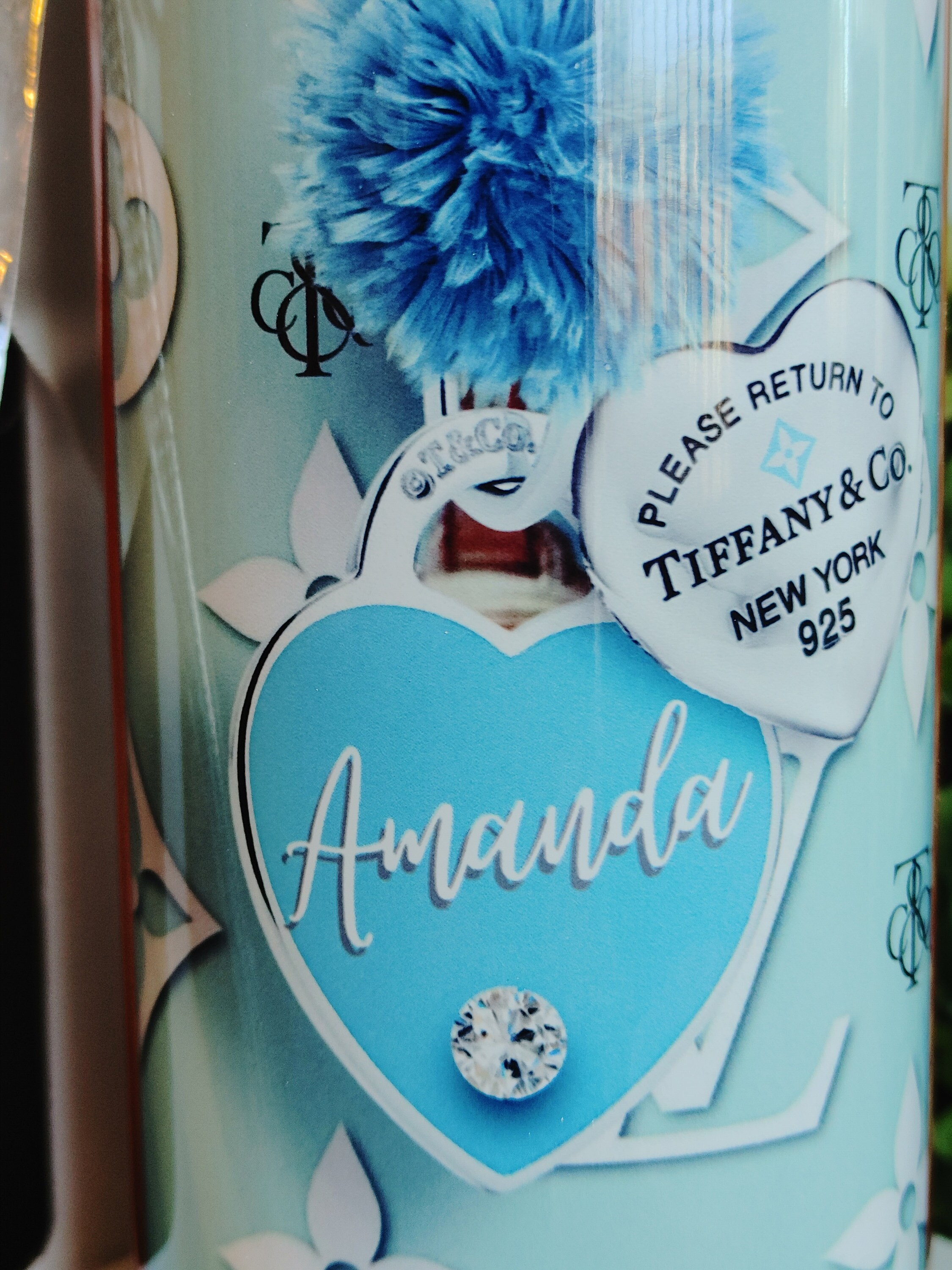 Personalized Customized Tiffany Designer Bag 20oz Tumbler With or ...