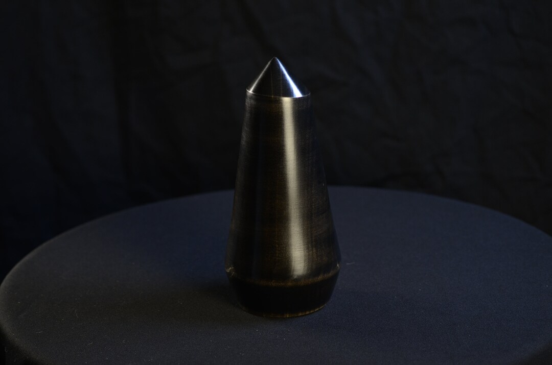 Hand Turned Black Obelisk - Etsy