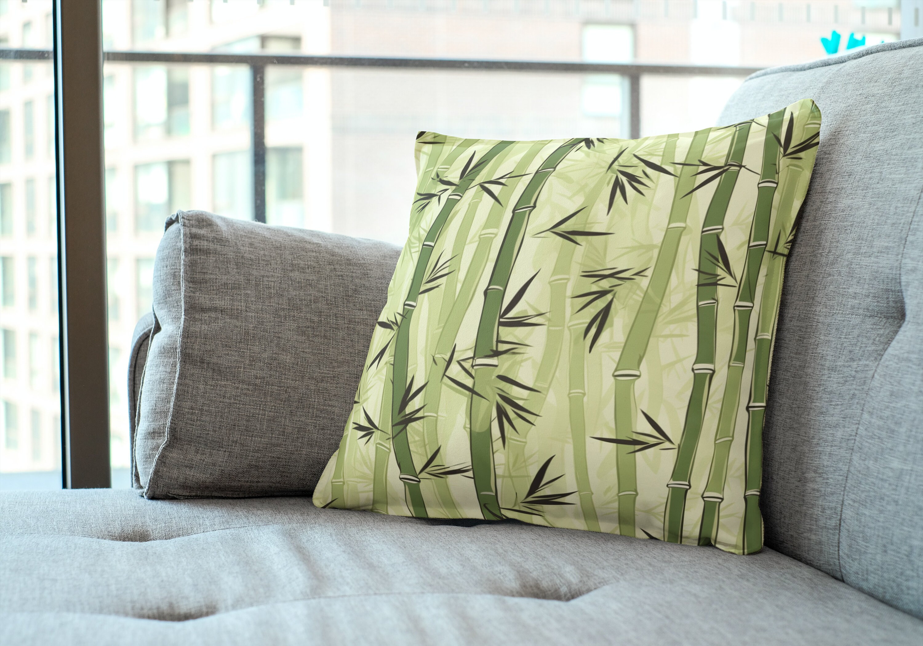 Bamboo Illustration Digital Pattern - Seamless Bamboo Digital Design ...