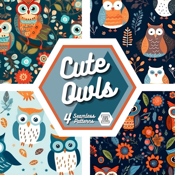 Cute Owl Art - Etsy
