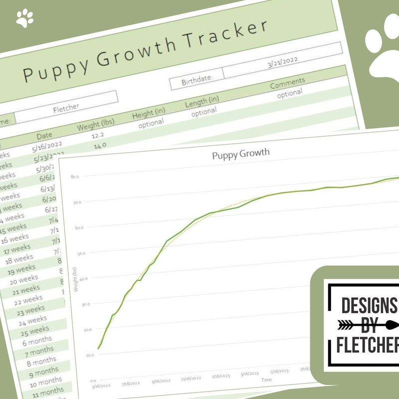 Paper Growth Chart - Etsy