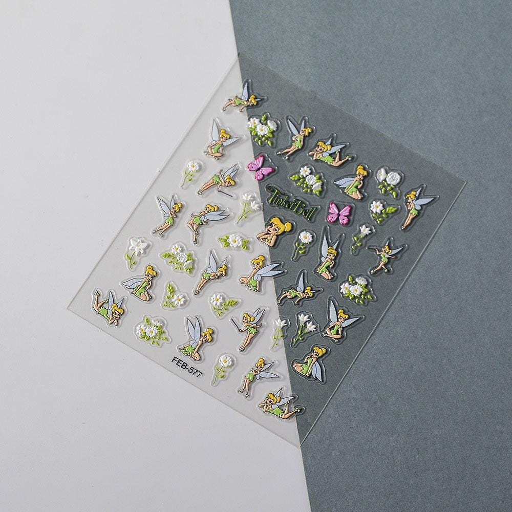 Tinker Bell Nail Stickers,tinker Bell Nail Art,tinker Bell Nail Decals ...